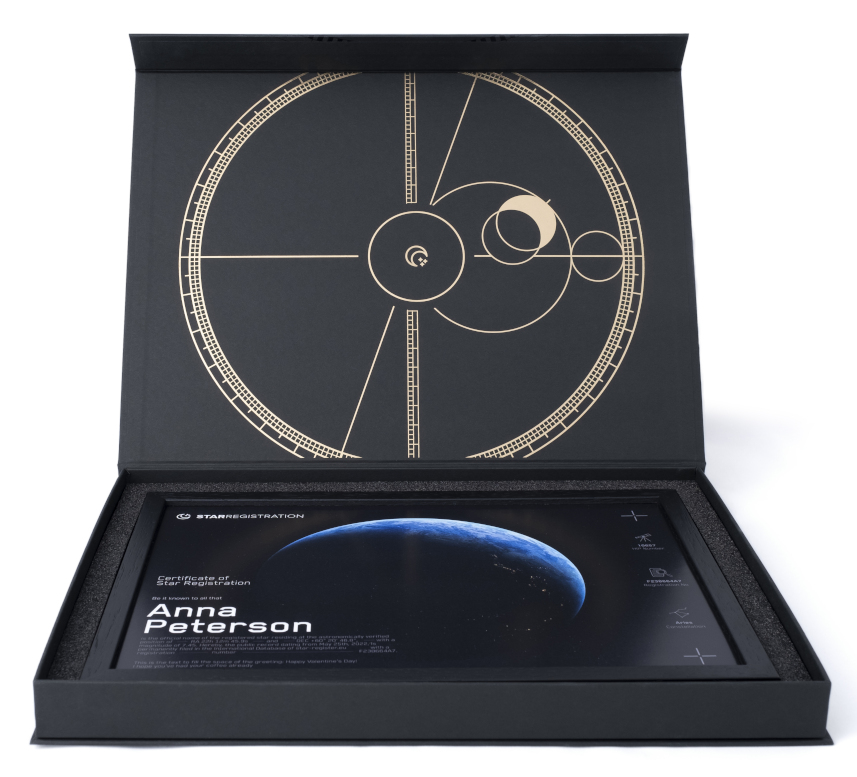 Nombrar una estrella - Paquete de regalo Estándar